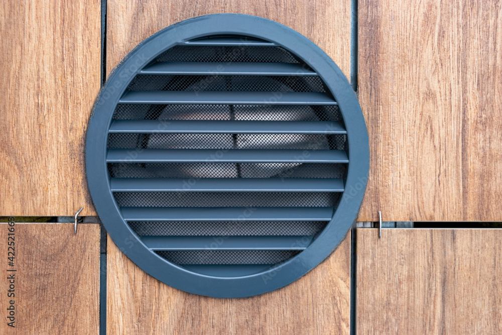 Installation of the ventilation system on the ventilated facade of the ...