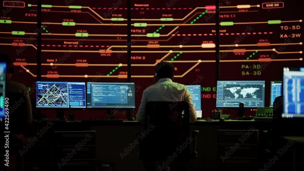 Professional IT Technical Support Specialists and Software Programmer Working on Computers in ...