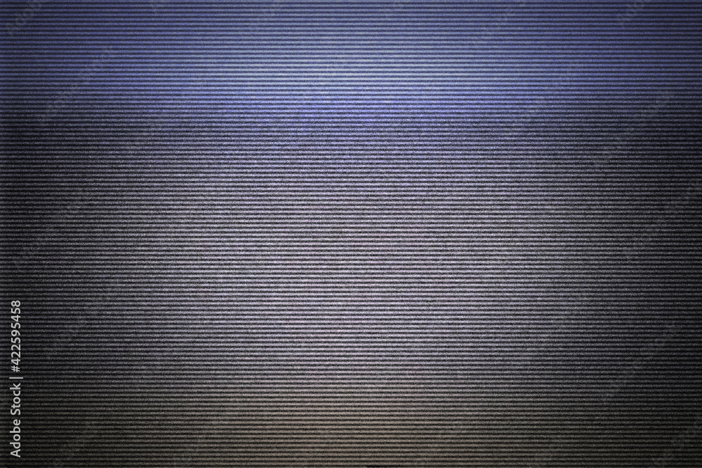 Intentional distortion, noise and scanlines: the blank screen of an old ...