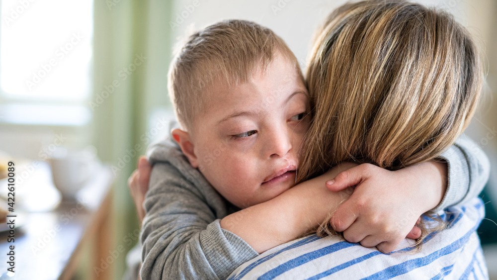 Sad Kids Hugging