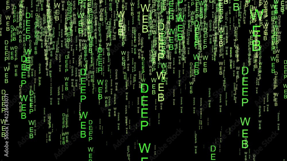 Deep web code on the internet Stock Illustration | Adobe Stock