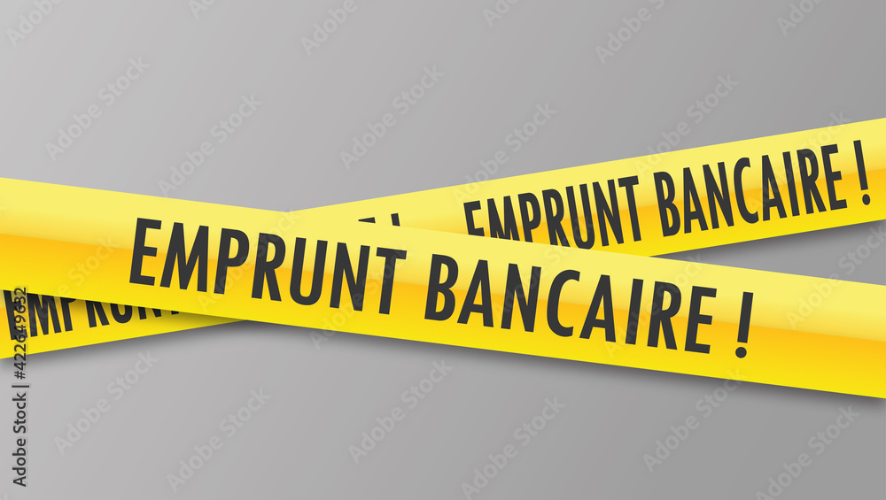 Logo emprunt bancaire. Stock Vector | Adobe Stock