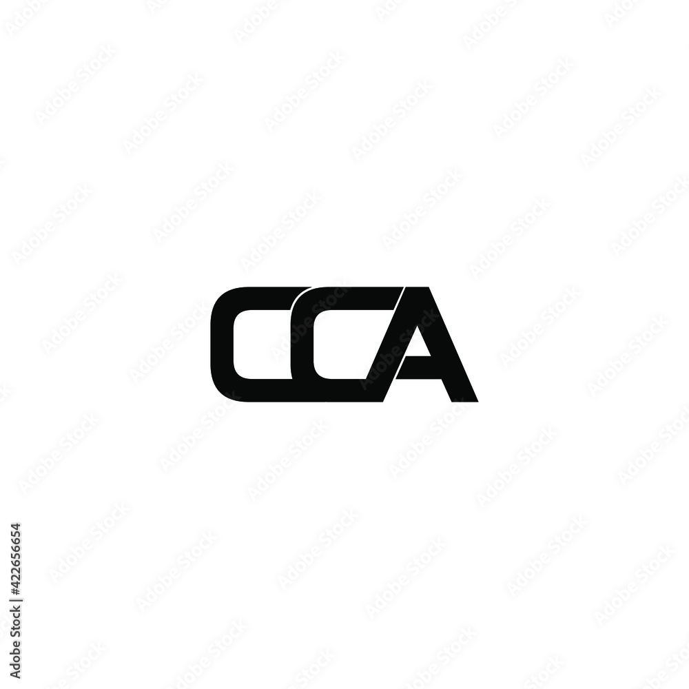 cca letter original monogram logo design Stock Vector | Adobe Stock