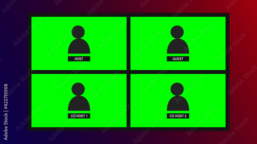 Overlay Multiple Layer Abstract Background Live Streaming, Video Gaming ...