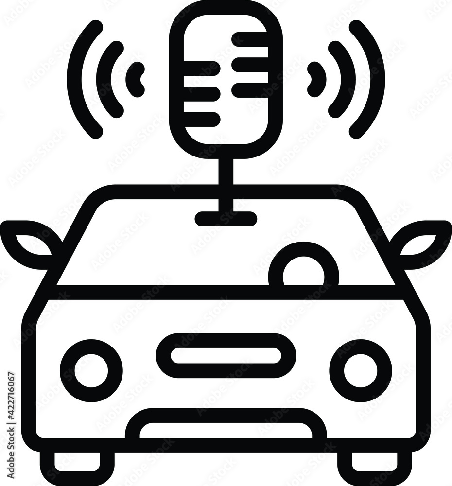 Self driving Car recognition sensor Concept, Autopilot Lidar Vector ...