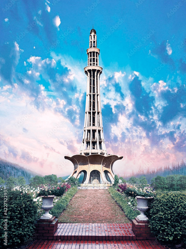 Minar-e-Pakistan beautiful view lahore famous landmark in pakistan ...