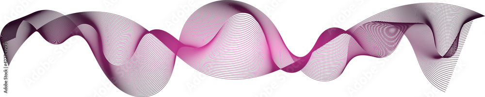 Abstract Wire Mesh Wave Background. Wave background in pastel red ...