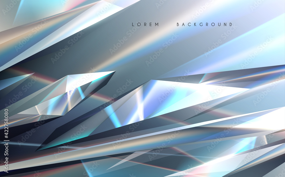 Crystal Background Vector Crystal Background Vector Art & Graphics