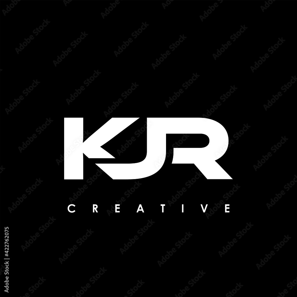 KJR Letter Initial Logo Design Template Vector Illustration Stock ...