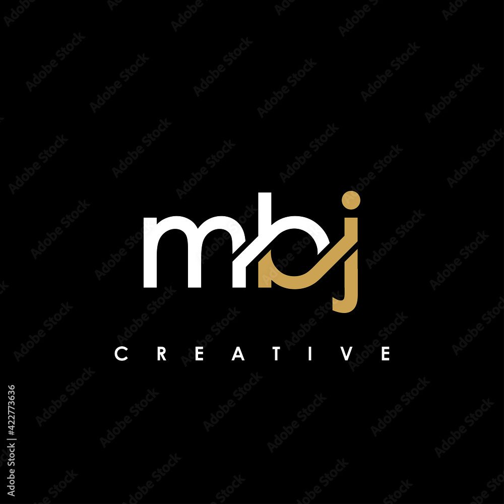 MBJ Letter Initial Logo Design Template Vector Illustration Stock ...