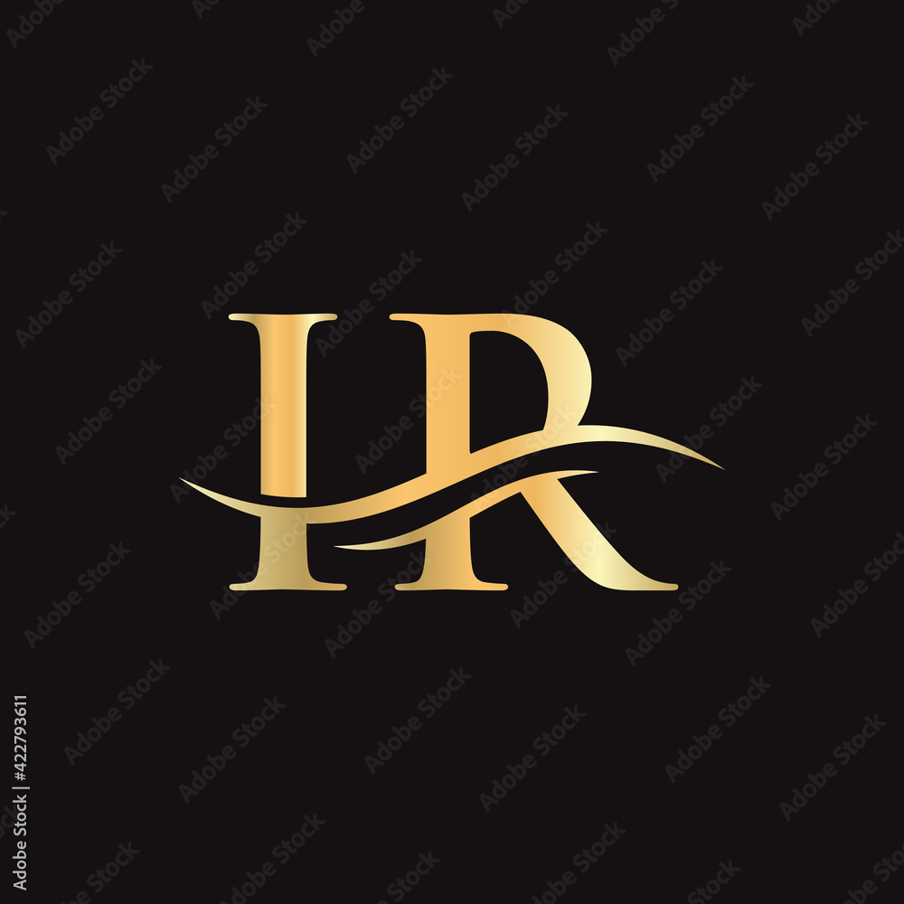 IR logo design. Initial IR letter logo design. Stock-Vektorgrafik ...