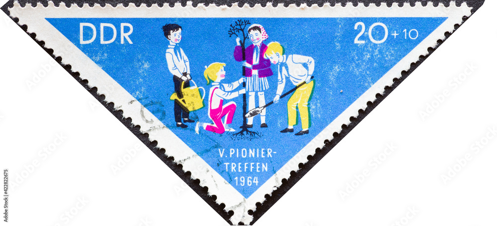 GERMANY, DDR - CIRCA 1964 : a postage stamp from Germany, GDR showing ...