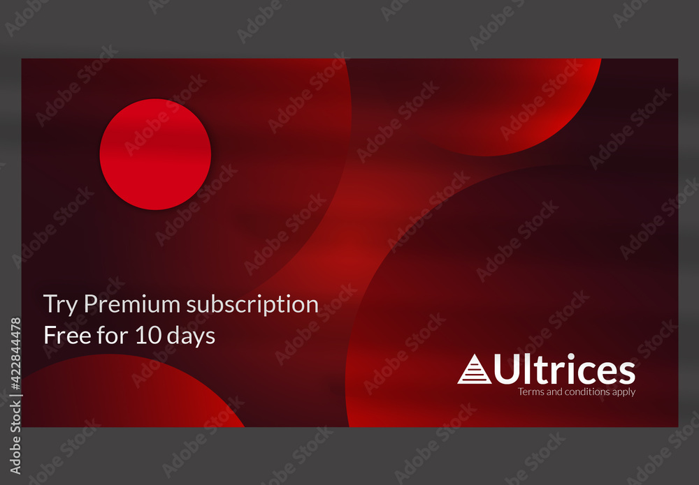 Slideshow Ad Layout with Vanishing Gradient Stock Template | Adobe Stock