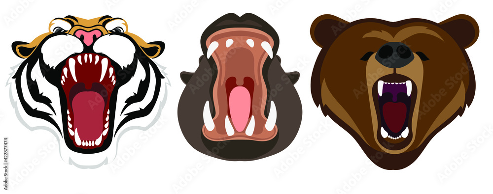 Cartoon Animal Mouth