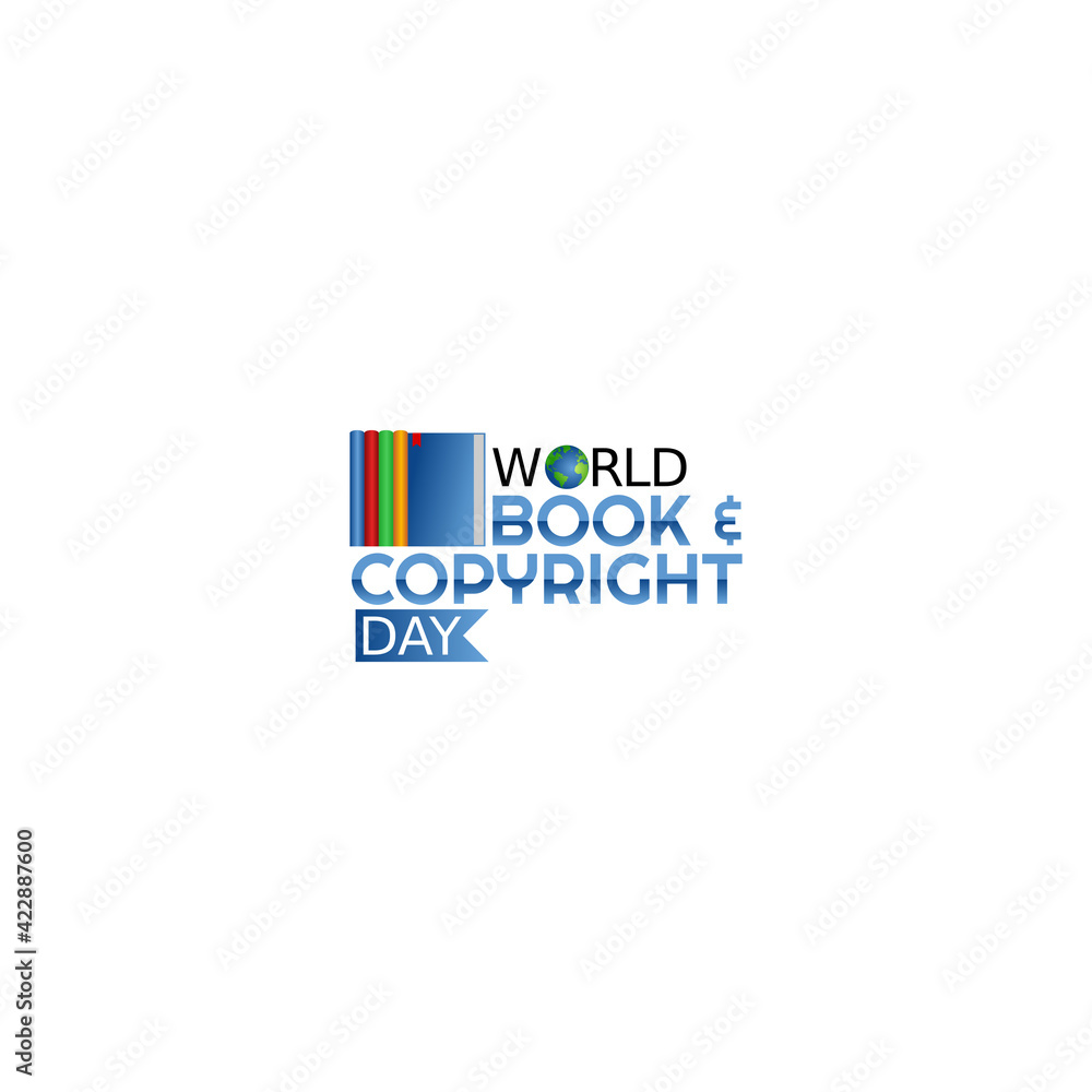 vector graphic of world book and copyright day good for world book and ...