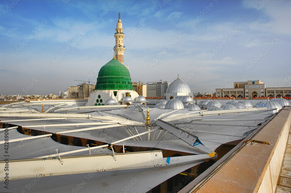 Mind-Blowing shots of Madinah Mosque Stock Photo | Adobe Stock