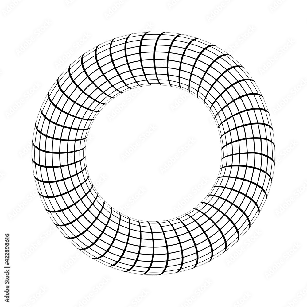 Torus toroid geometric shape in the shape of a donut vector 3d donut ...