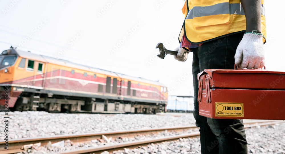 Handsome Africa American industrial engineering maintenance prepare and ...