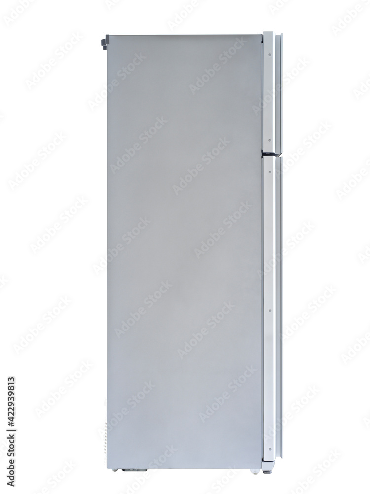 refrigerator showing side view detail Stock Photo | Adobe Stock