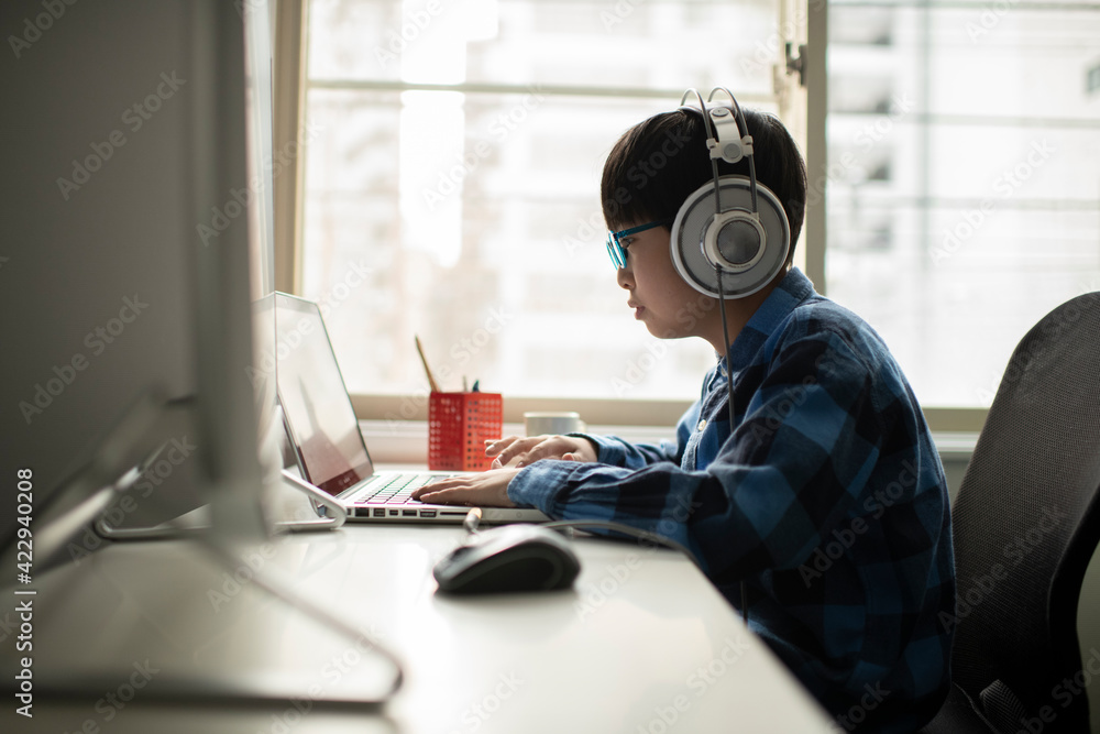 Child Coding Programs Stock Photo | Adobe Stock