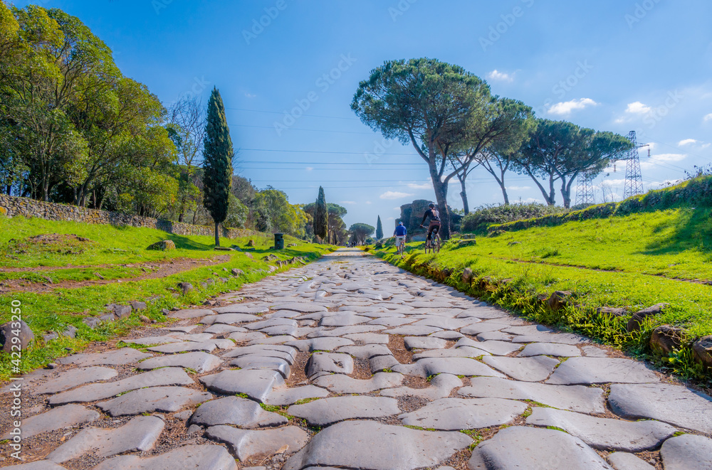 Rome (Italy) - The archeological ruins in the Appian Way of Roma (in ...