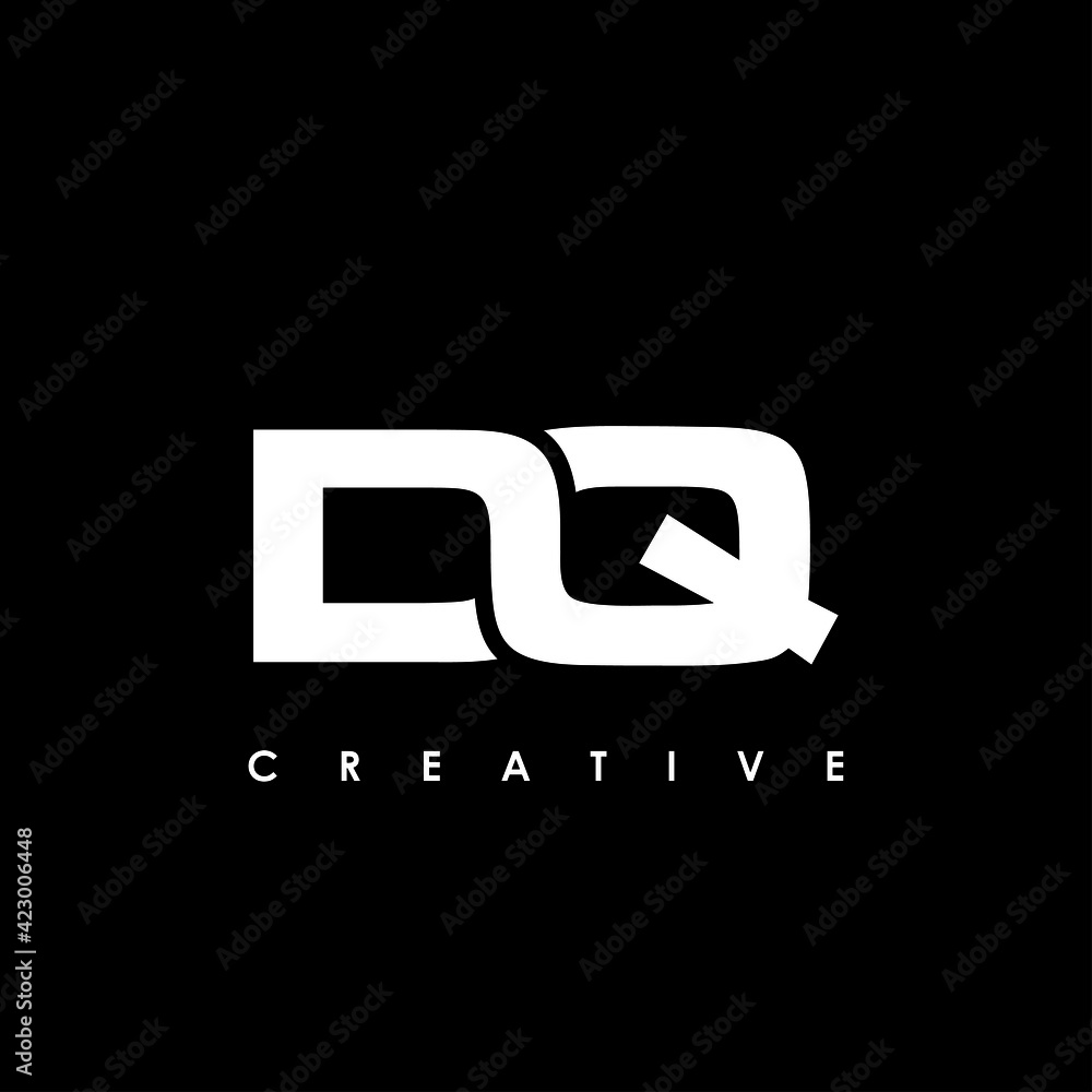 DQ Letter Initial Logo Design Template Vector Illustration Stock Vector ...