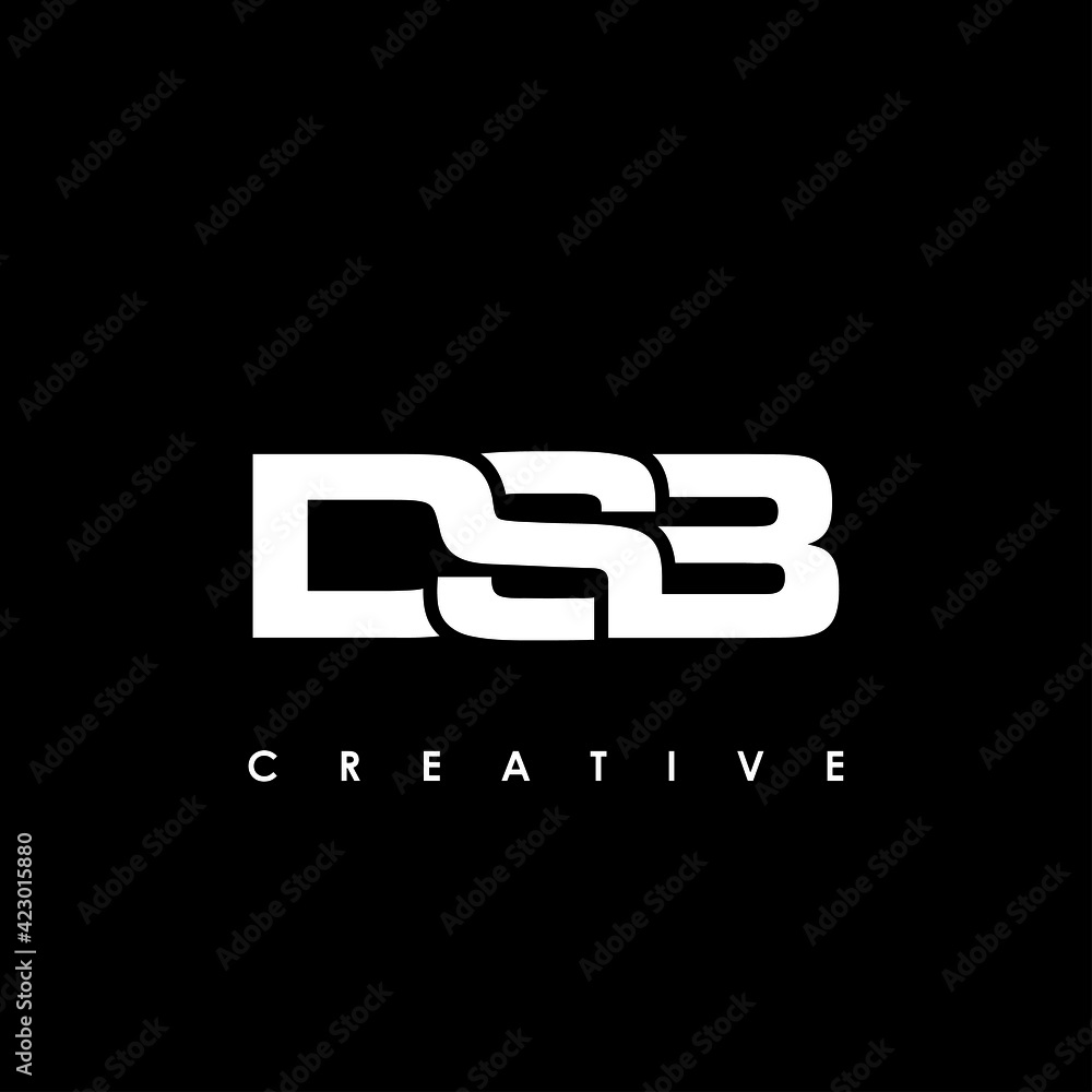 DSB Letter Initial Logo Design Template Vector Illustration Stock ...