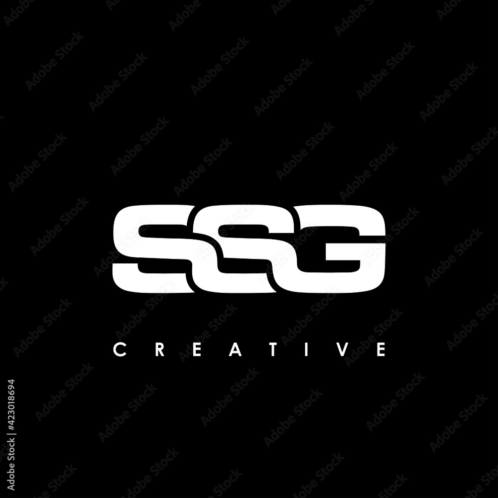 SSG Letter Initial Logo Design Template Vector Illustration Stock ...