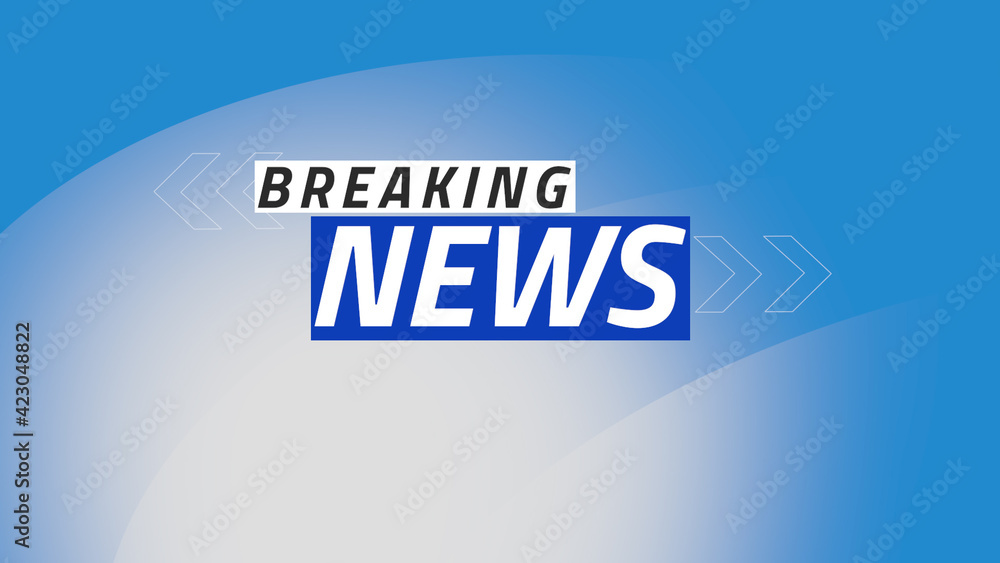 Breaking News Title Stock Template | Adobe Stock