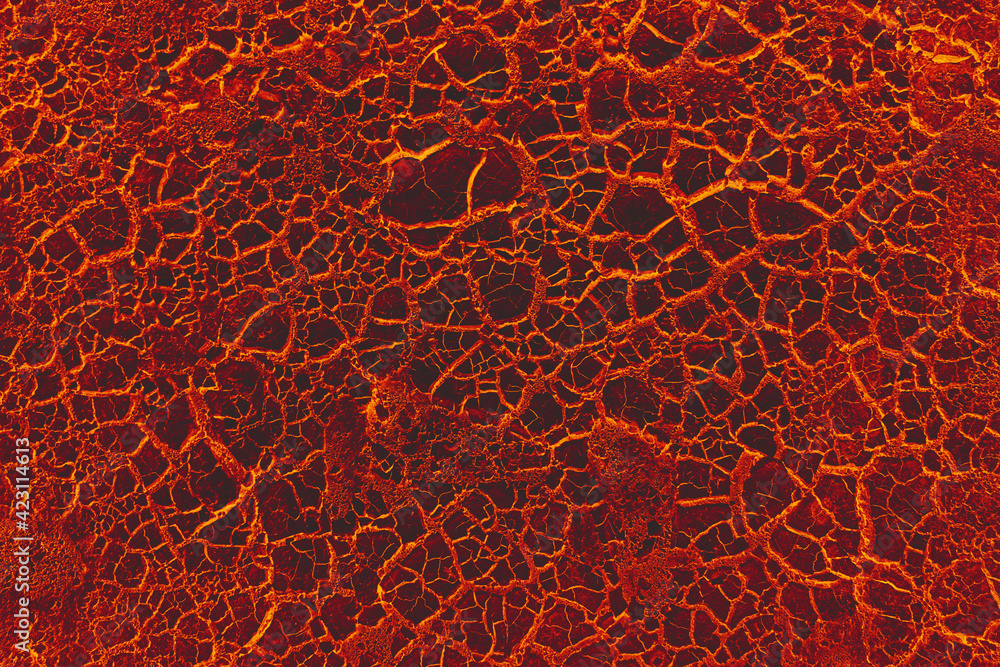 Landscape ground is full of lava, Lava ground background, Global ...