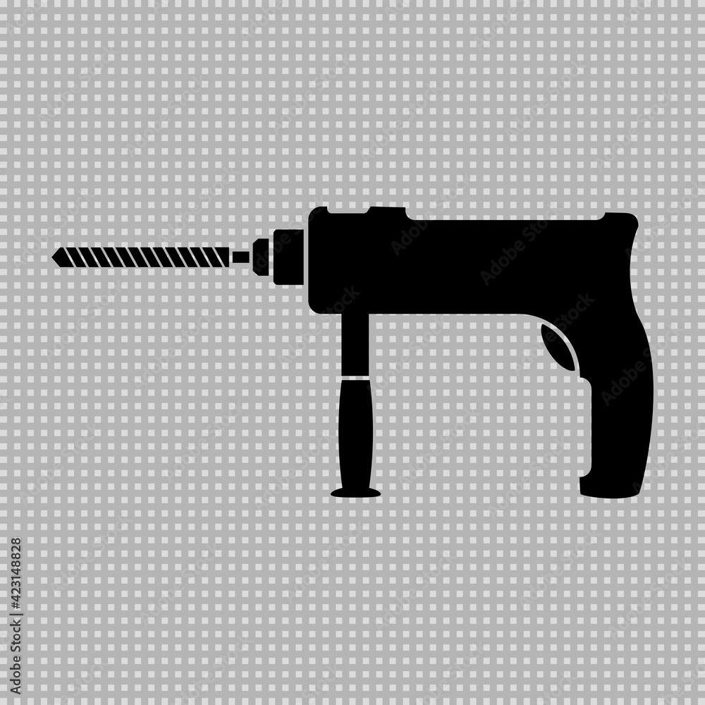 Power Drill Silhouette
