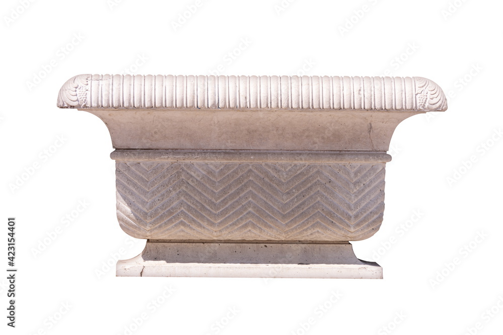 Elements of architectural decorations, fountains and taps for drinking ...
