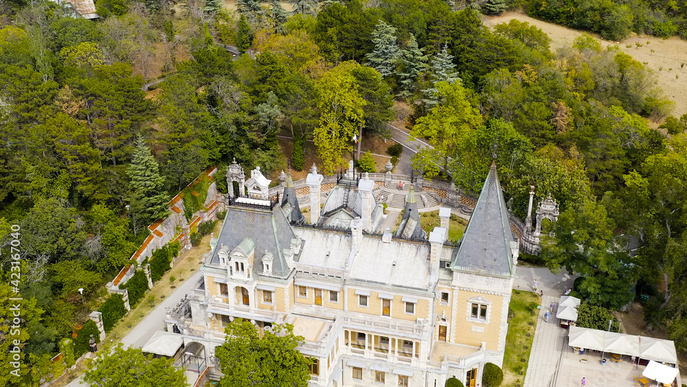 Masandra, Crimea. The Massandra Palace of Emperor Alexander III is ...