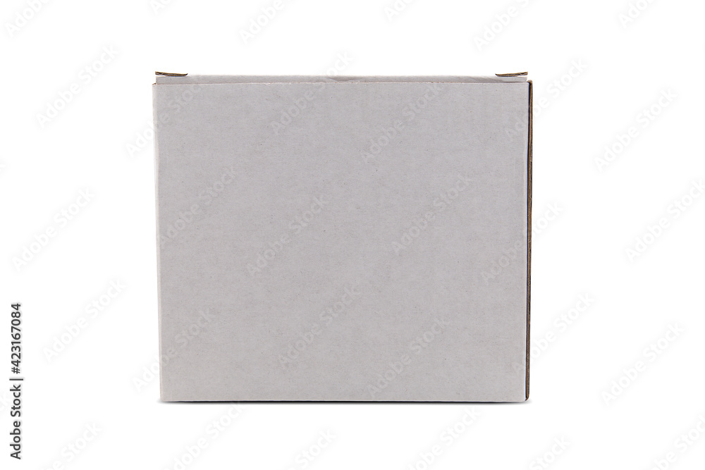 Empty white Cube Box for gifts and products - real template / mock up ...