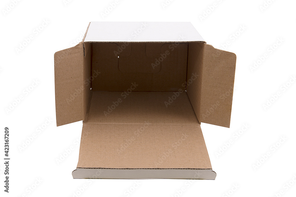 Empty white Cube Box for gifts and products - real template / mock up ...
