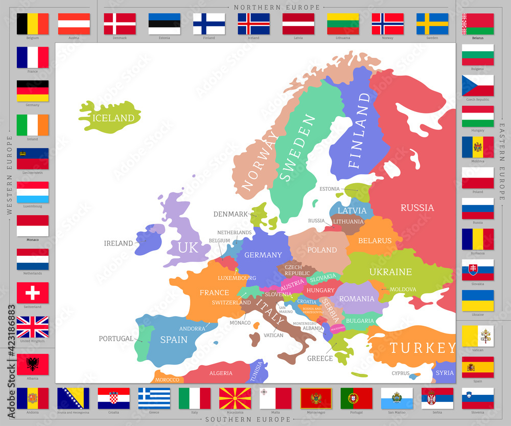 Europe Countries Borders