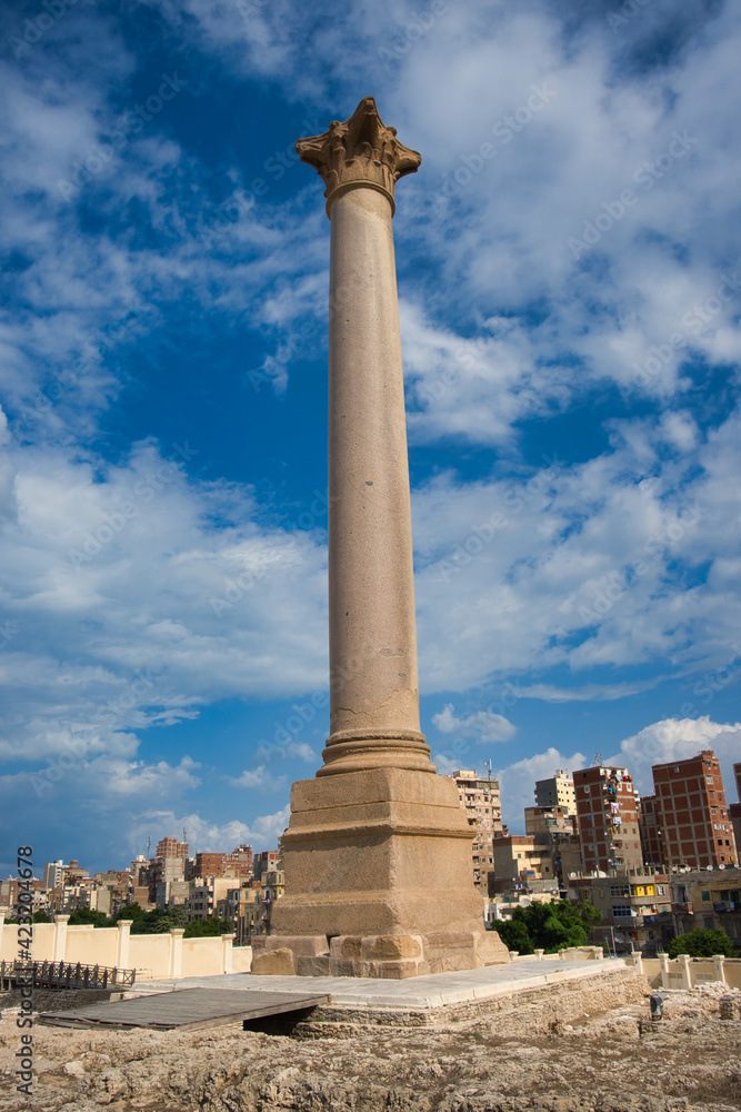 Pompey's Pillar is one of the most important roman place in Alexandria ...