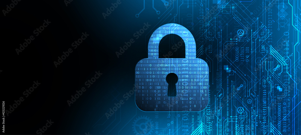 Abstract technological background on the topic of information security ...