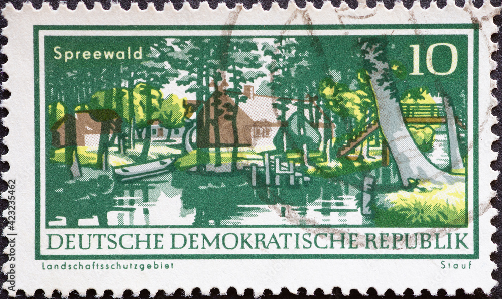 GERMANY, DDR - CIRCA 1966 : a postage stamp from Germany, GDR showing a ...