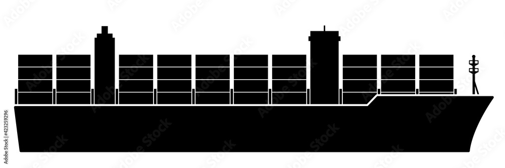 ngi1171 NewGraphicIcon ngi - german - Frachter Schiff mit Containern ...