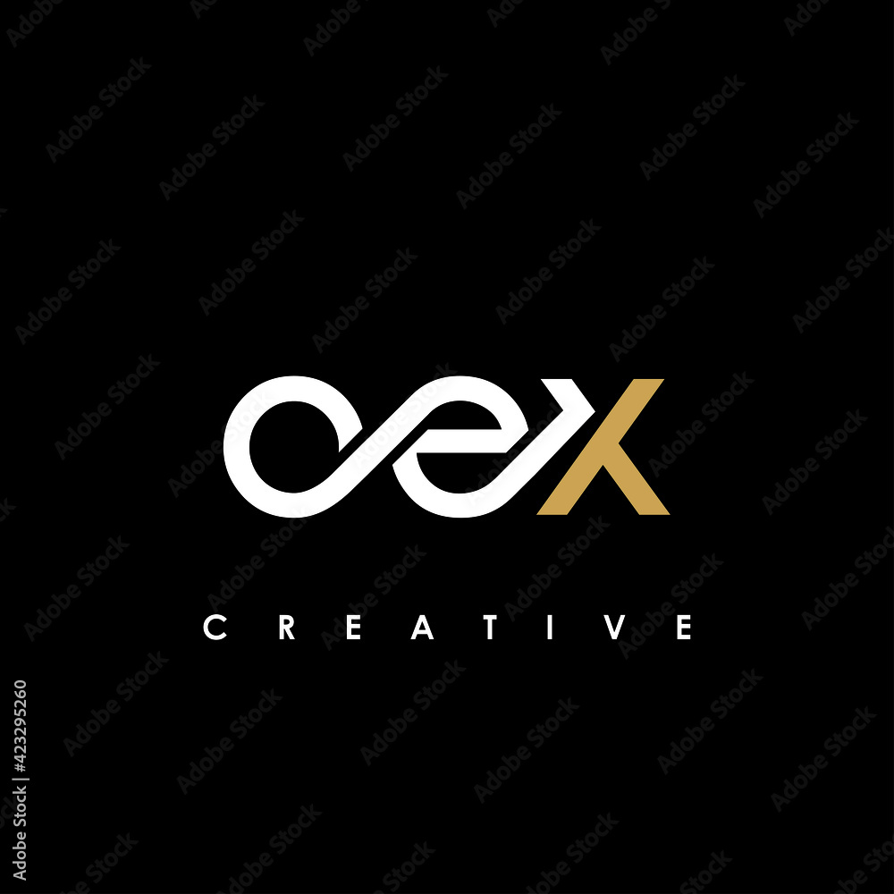 OEX Letter Initial Logo Design Template Vector Illustration Stock ...