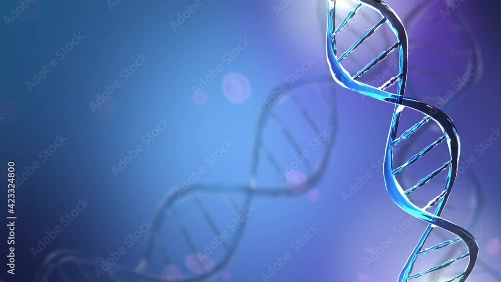 Detailed digital interface of futuristic DNA analysis process Motion ...