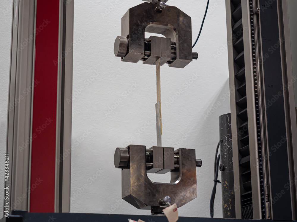 tensile strength test of rubber and plastic using in the industrial ...