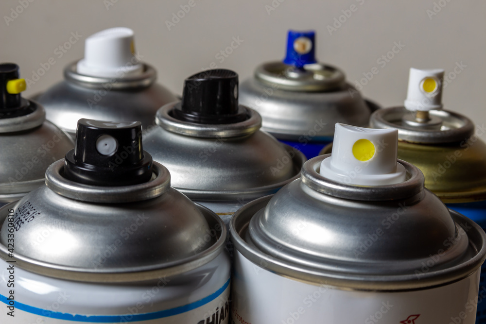 spray cans for paint or lamination to protect photographs or paintings ...