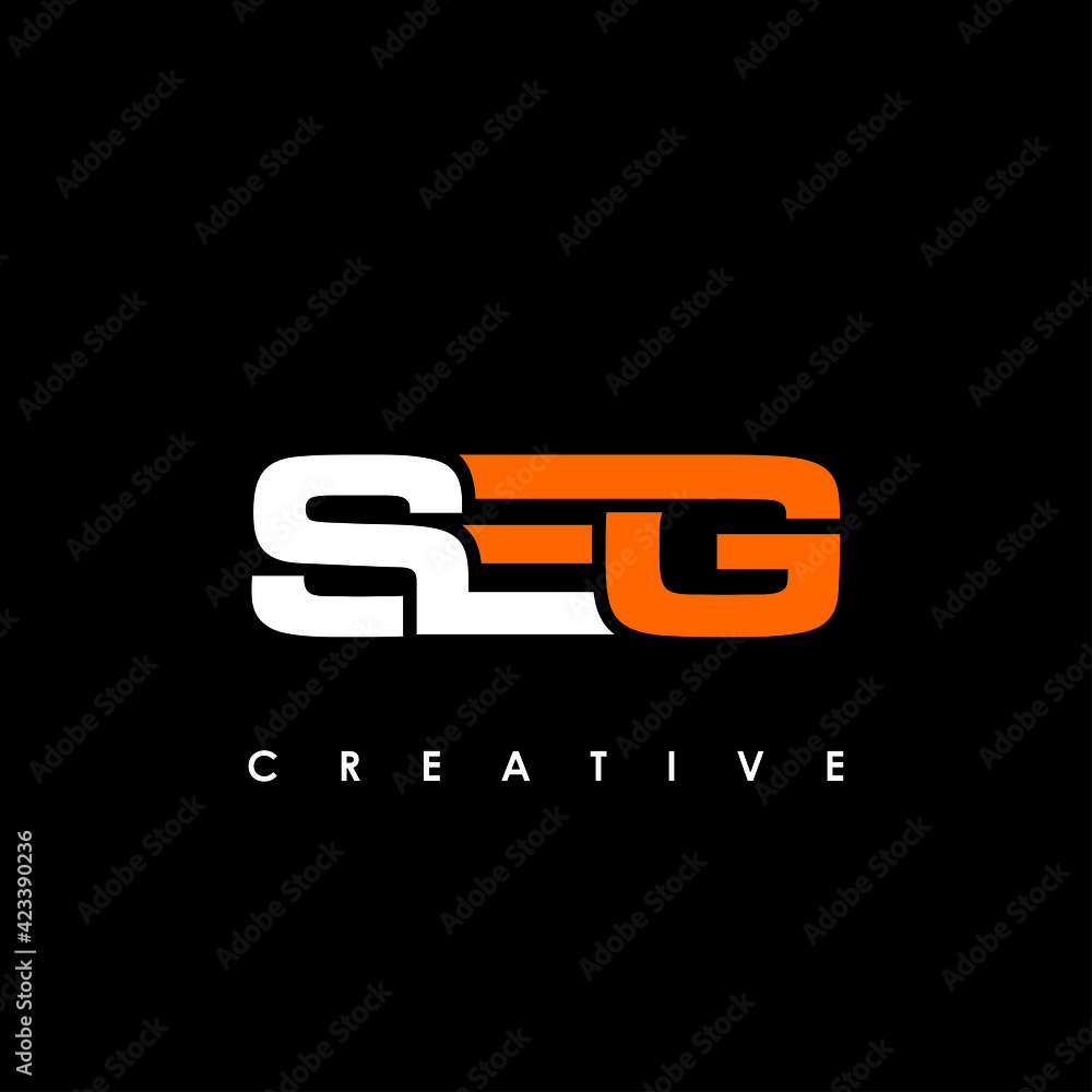 SEG Letter Initial Logo Design Template Vector Illustration Stock ...