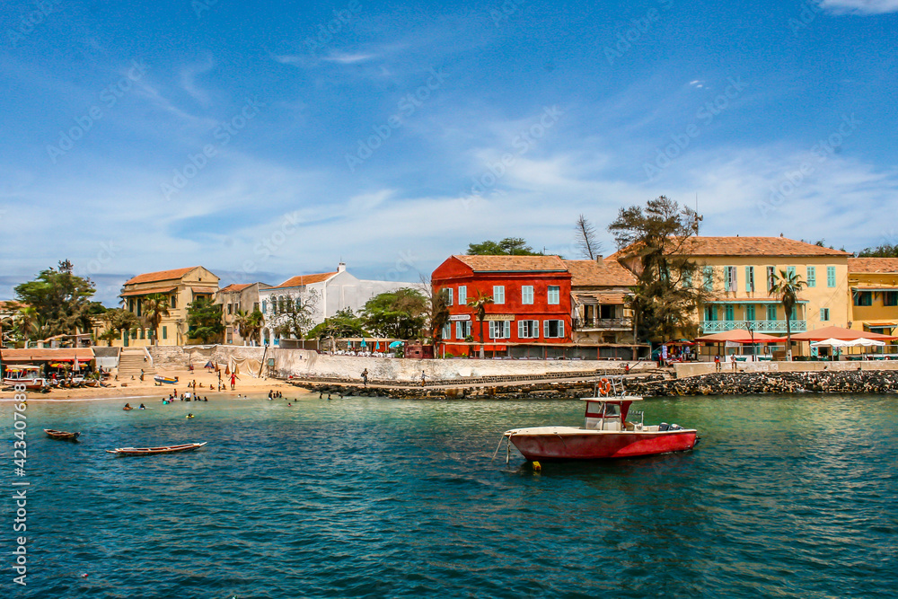 Senegal, Dakar, island of Goree, island of the slave trade Stock Photo ...