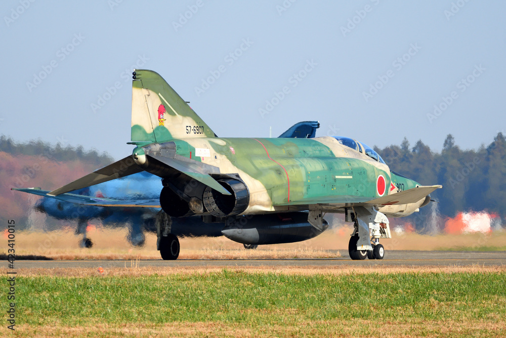 Ibaraki, Japan - December 01, 2018:Japan Air Self Defense Force RF-4E ...