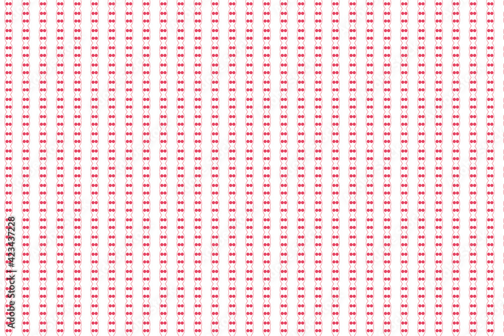 red polka dots background. red dot vertical line Seamless geometric ...
