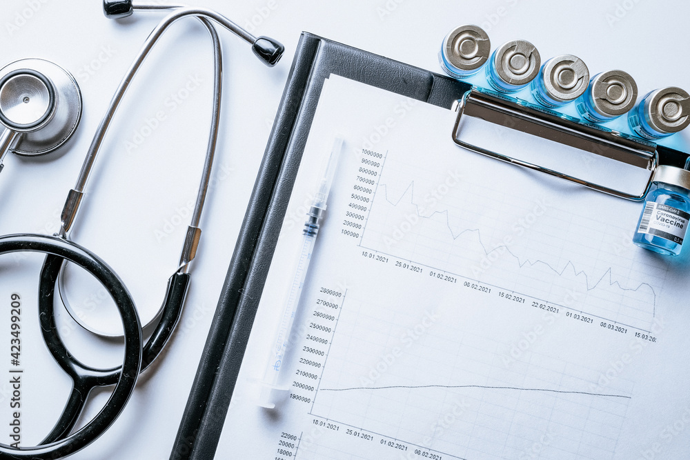 Disease infographic. Doctor stethoscope, hospital healthcare ...