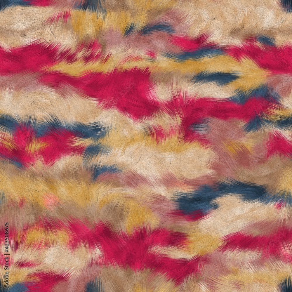 Seamless faux digital paint stroke camo pattern print. High quality ...